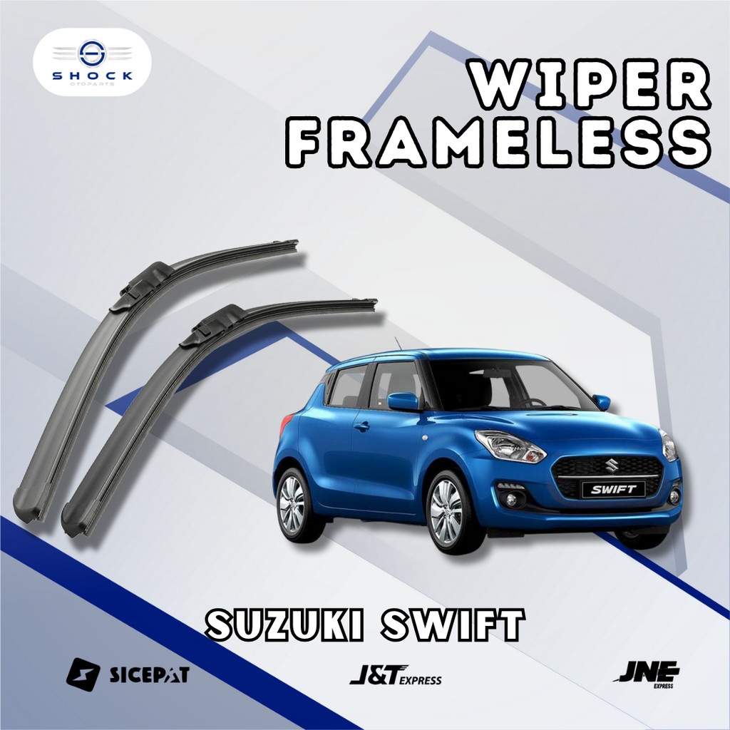 Jual Wiper Mobil Suzuki Swift Frameless Model Soft 1 Set Kiri Kanan ...