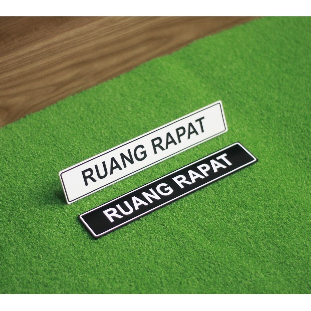 Jual papan akrilik penanda nama ruangan ruang rapat /gudang /dokter ...