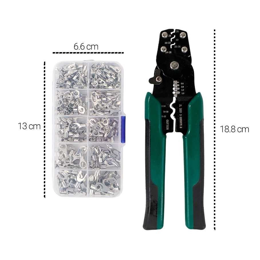 Jual 320 PCS Set Konektor Terminal Kabel Listrik Set + Tang / Skun ...
