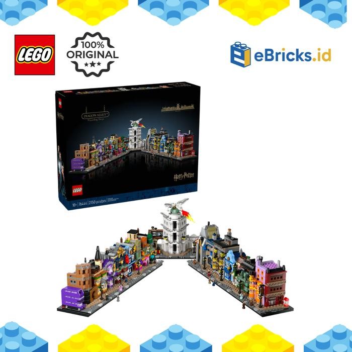 Jual Lego Harry Potter 76444 Diagon Alley Wizarding Shops (Dus Cacat ...