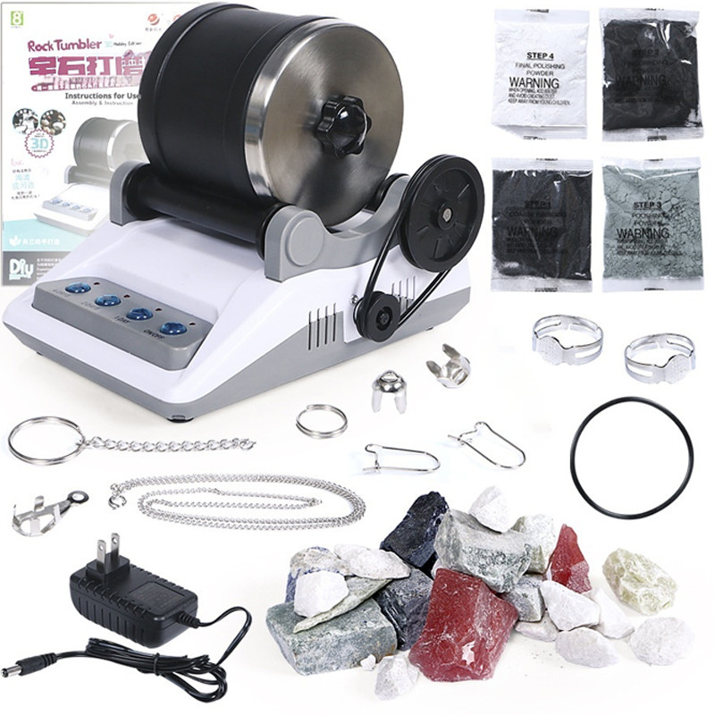 Jual Professional Rock Grinder Kit Rock Polisher DIY Gemstones ...