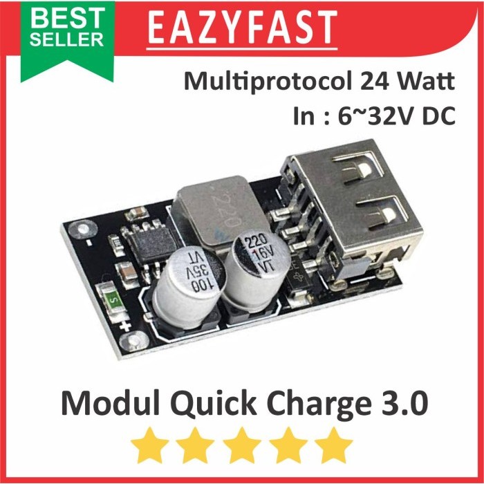 Jual Modul USB Fast Quick Charge QC 3.0 MultiProtocol Multi Protocol ...