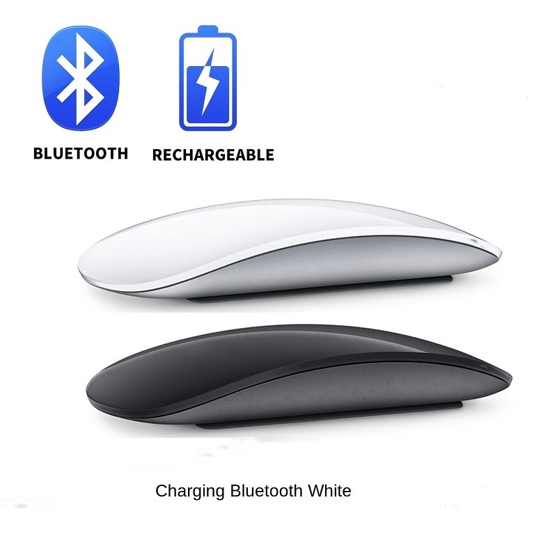 Jual Bluetooth Wireless Mouse Silent Rechargeable Laser Computer Mouse ...
