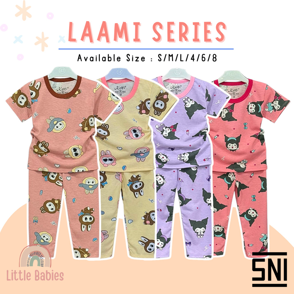 Jual (PROMO 12.12) SETELAN BAJU ANAK CEWEK 1-8 TAHUN CP PRINTING "LAAMI ...