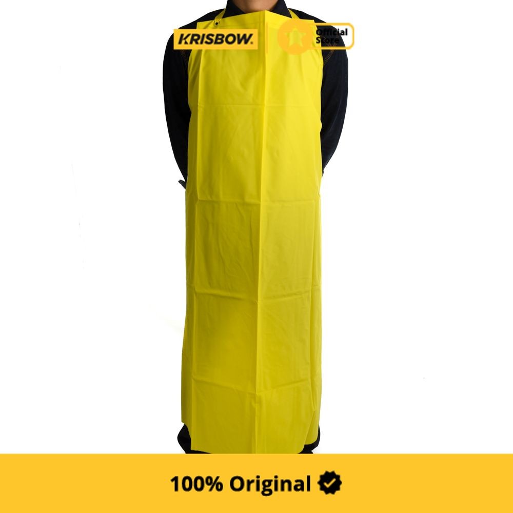 Jual Krisbow Apron Laboratorium Pvc - Kuning | Shopee Indonesia