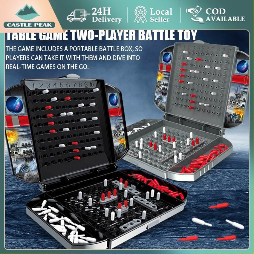 Jual Sea Battle Game Mainan Board Game Kapal Perang Edukasi Anak ...