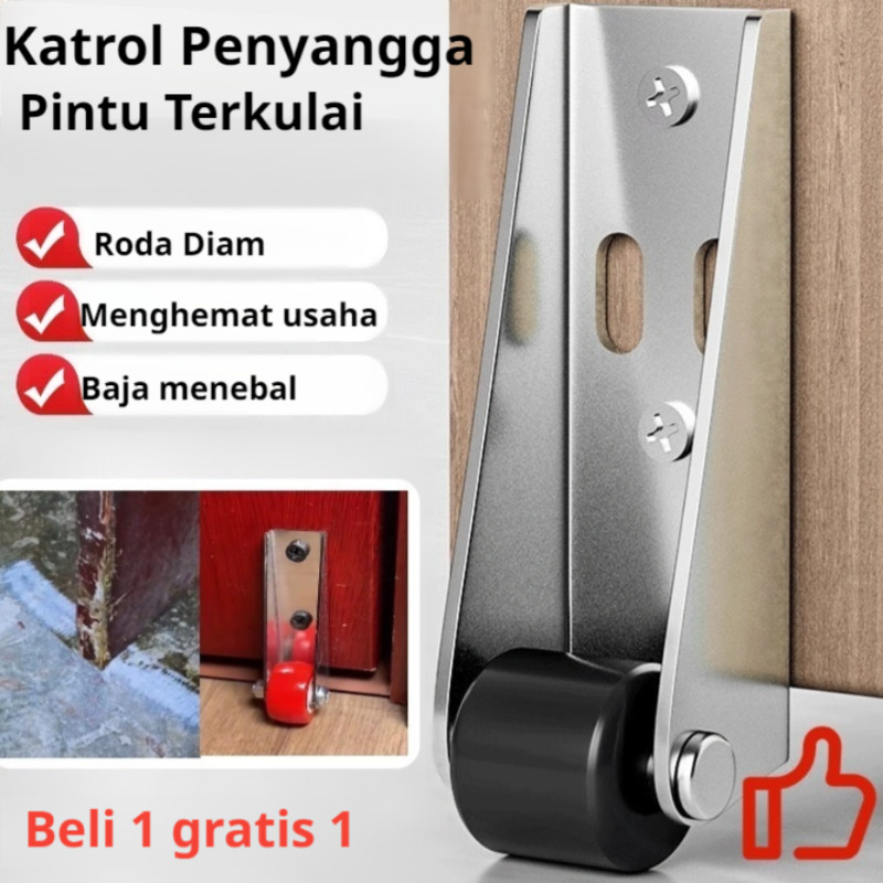 Jual ⚡Pengiriman Cepat 24 Jam⚡Sliding Door Support Wheel/Katrol Penyangga Pintu Terkulai/Roda ...