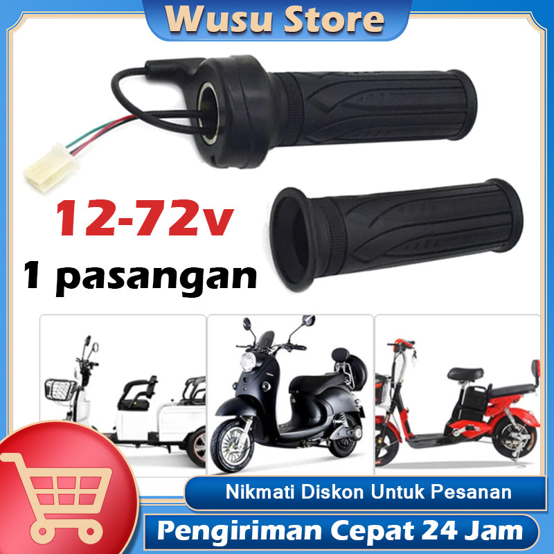 Jual Gas Sepeda Listrik-Throttle Handle Grip Sepeda Roda Tiga Listrik ...