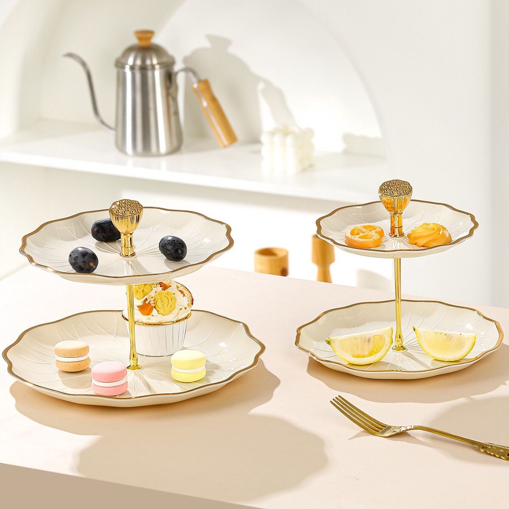 Jual [MS] Tempat Kue Susun Cake Dessert Tray Tiers Cupcake Stand ...