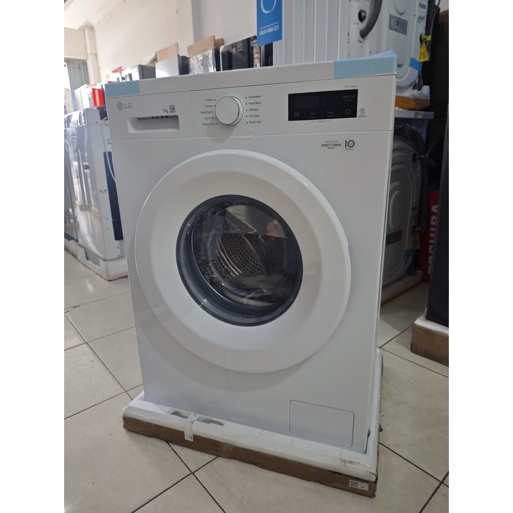Jual Mesin Cuci LG Bukaan Depan Front Loading 7KG LG FB1207S6W Garansi ...