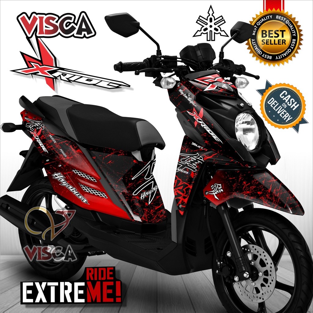Jual DECAL X RIDE 115 FULL BODY STIKER X RIDE 115 FULL BODY STRIPING X ...