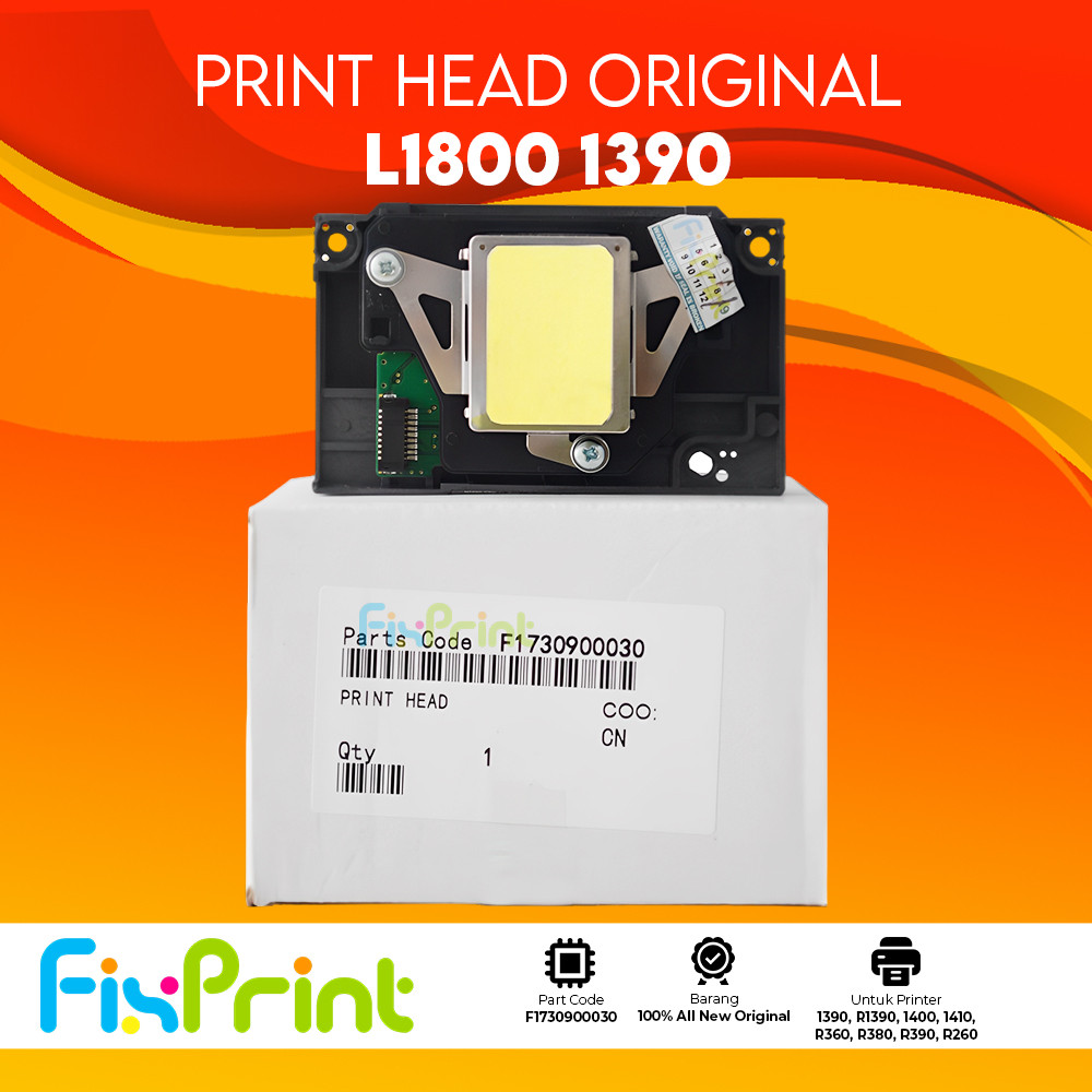 Jual Printer Head Printer Epson L1800 1390 R1390 1400 1410 R360 R380 ...