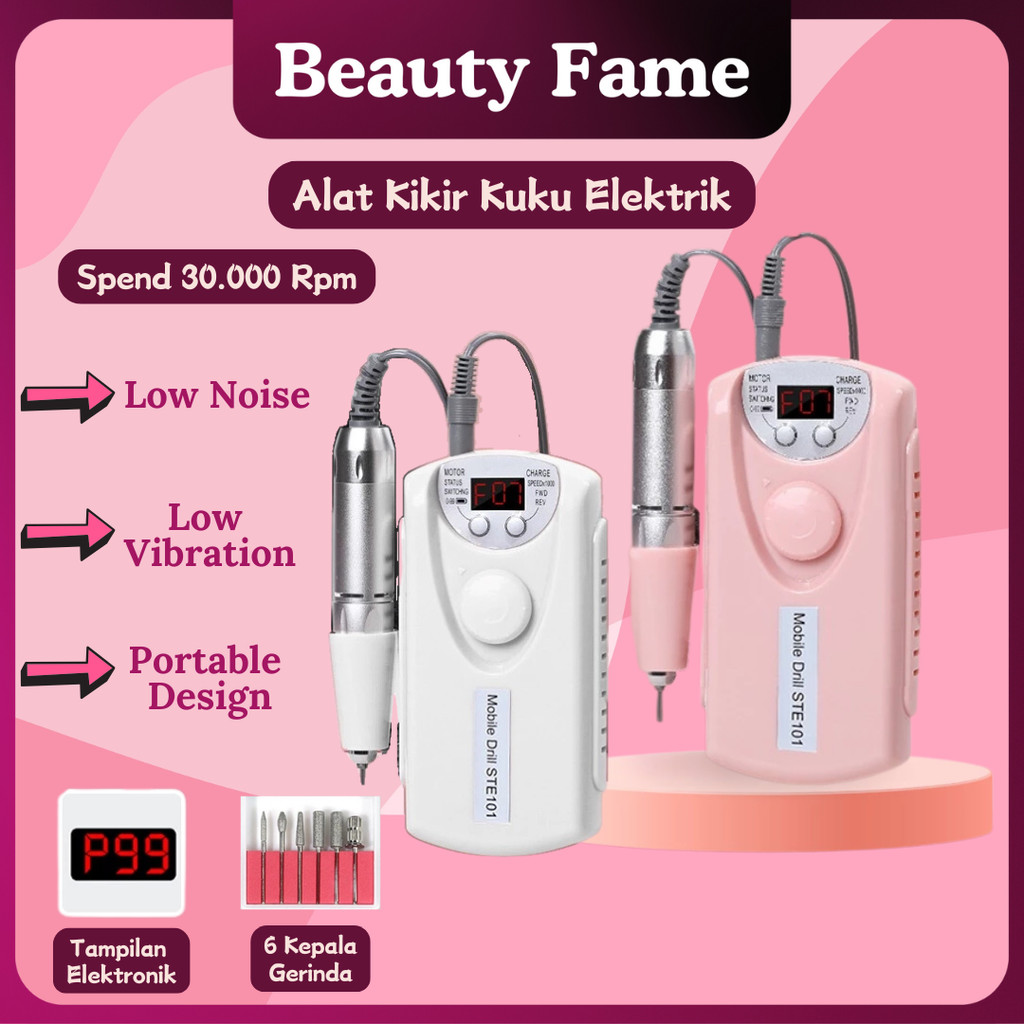 Jual Beauty Fame GARANSI 1 TAHUN Alat Kikir Kuku Elektrik Portable Nail ...