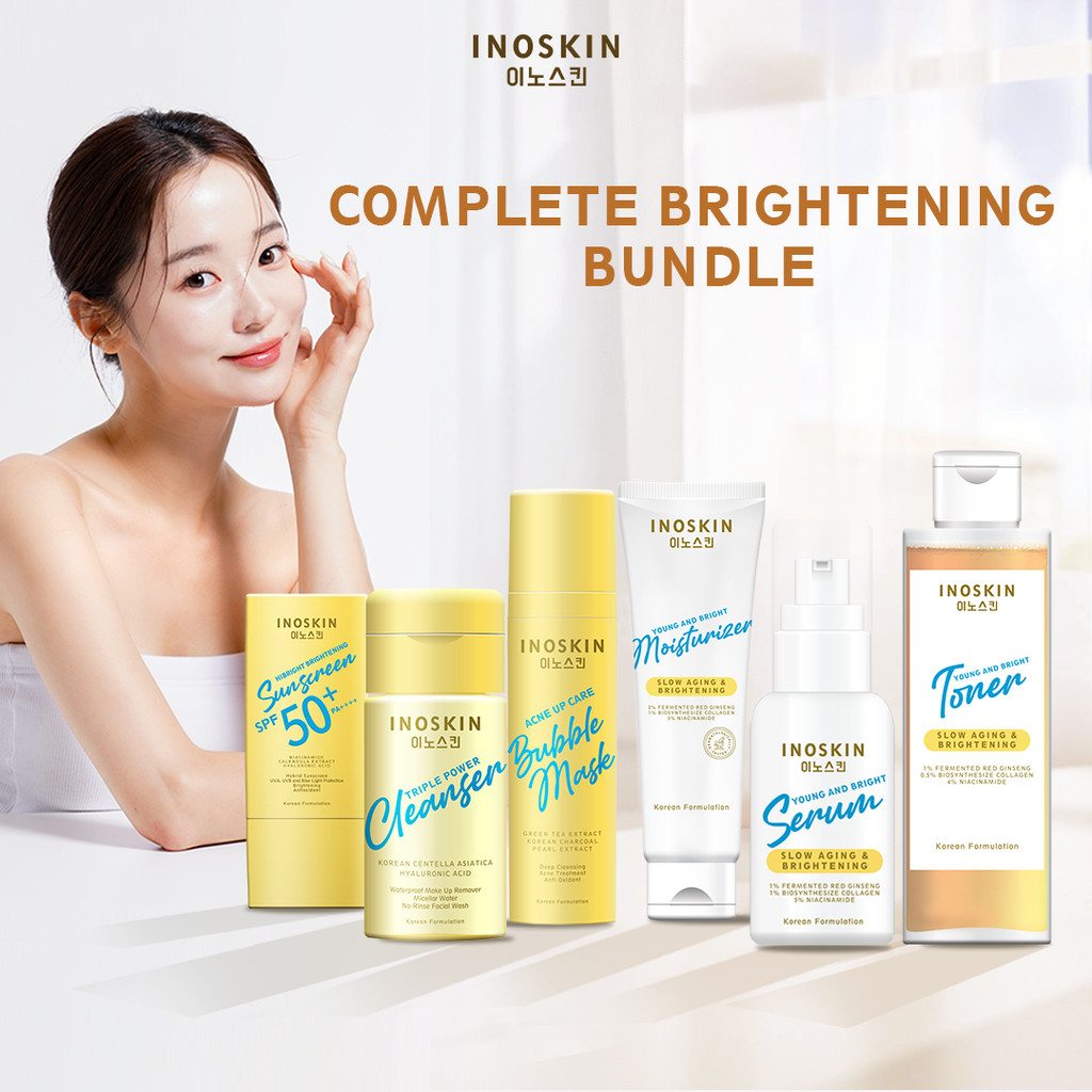Jual Inoskin Complete Brightening & Slow-Aging Bundle | Shopee Indonesia