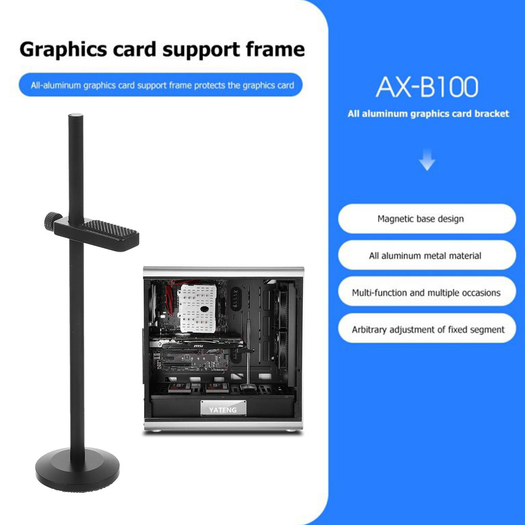 Jual Vga Graphic Card Stander 195mm Bracket Aluminium Stand Dukungan ...