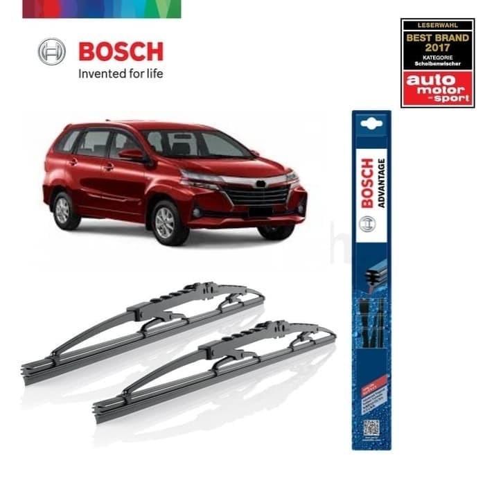 Jual WIPER BLADE MOBIL ALL NEW AVANZA 2012 - 2019 BOSCH ADVANTAGE SAPU KACA | Shopee Indonesia