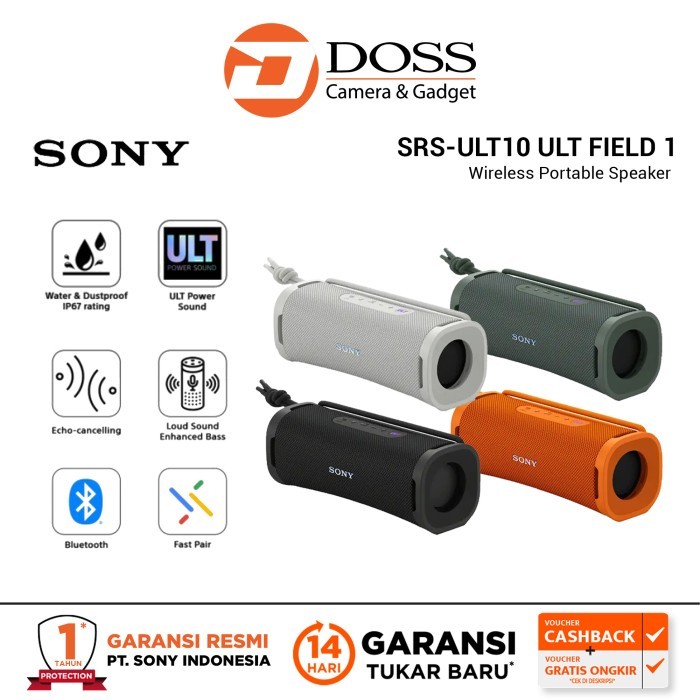 Jual Sony SRS ULT10 ULT FIELD 1 Bluetooth Speaker SRS-ULT10 XBM SRS ...
