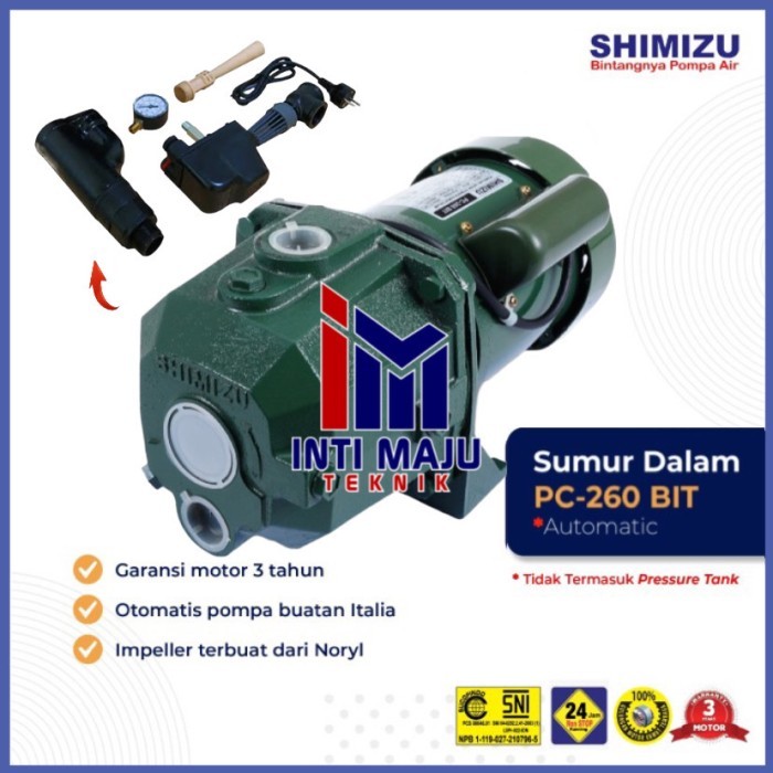 Jual POMPA AIR JET PUMP SHIMIZU PC 260 BIT MESIN DAN MATA JET ONLY | Shopee Indonesia