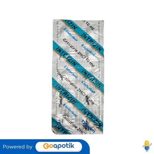 Jual Intrizin 10 Mg Strip 10 Tablet | Shopee Indonesia