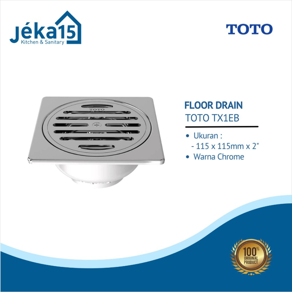 Jual TOTO TX1EB FLOOR DRAIN | Shopee Indonesia