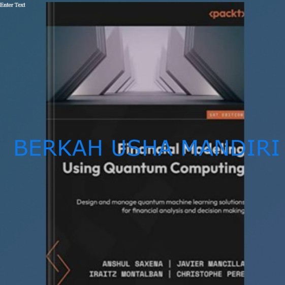 Jual BUKU Financial Modeling Using Quantum Computing | Shopee Indonesia