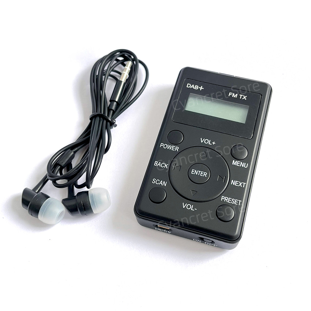Jual Portable Radio Mini Pocket FM DAB+ Digital Display Stereo Receiver ...