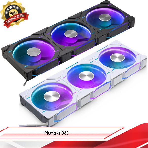 Jual Phanteks D30-120 DRGB PWM FAN 3Pack, Premium D-RGB Performance ...
