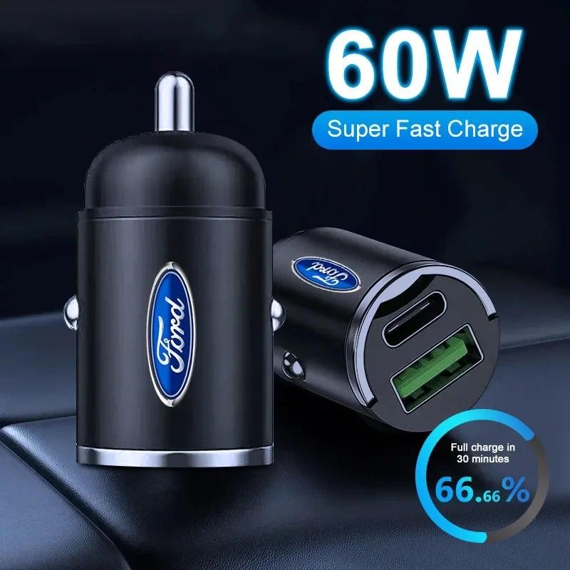 Jual Car Accessories Fast Charger USB Type-C Charging Adapter For Ford ...