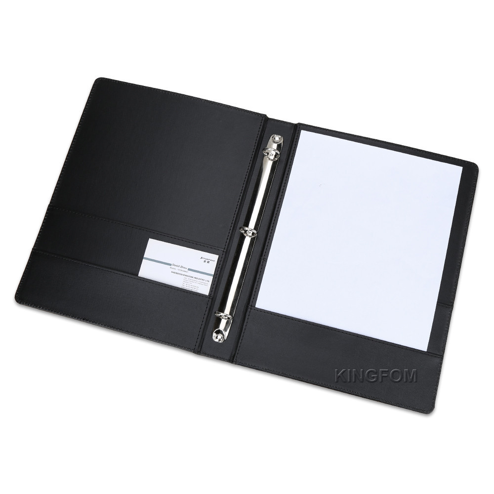 Jual 4 Colors 3 Ring Binders A4 PU Leather File Folder Travel ...