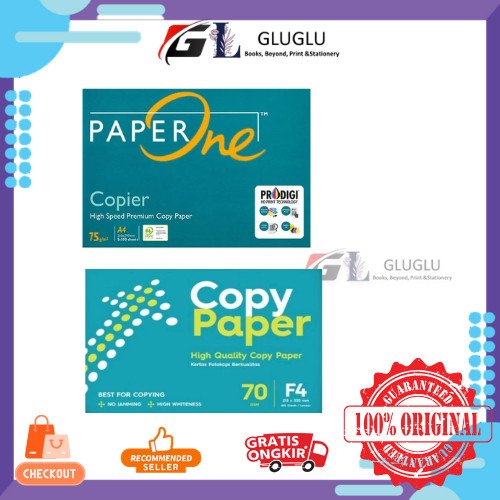 Jual Kertas HVS Copy Paper A4 /F4 70 Gsm / 1 Rim HVS CopyPaper A4/F4 70 ...