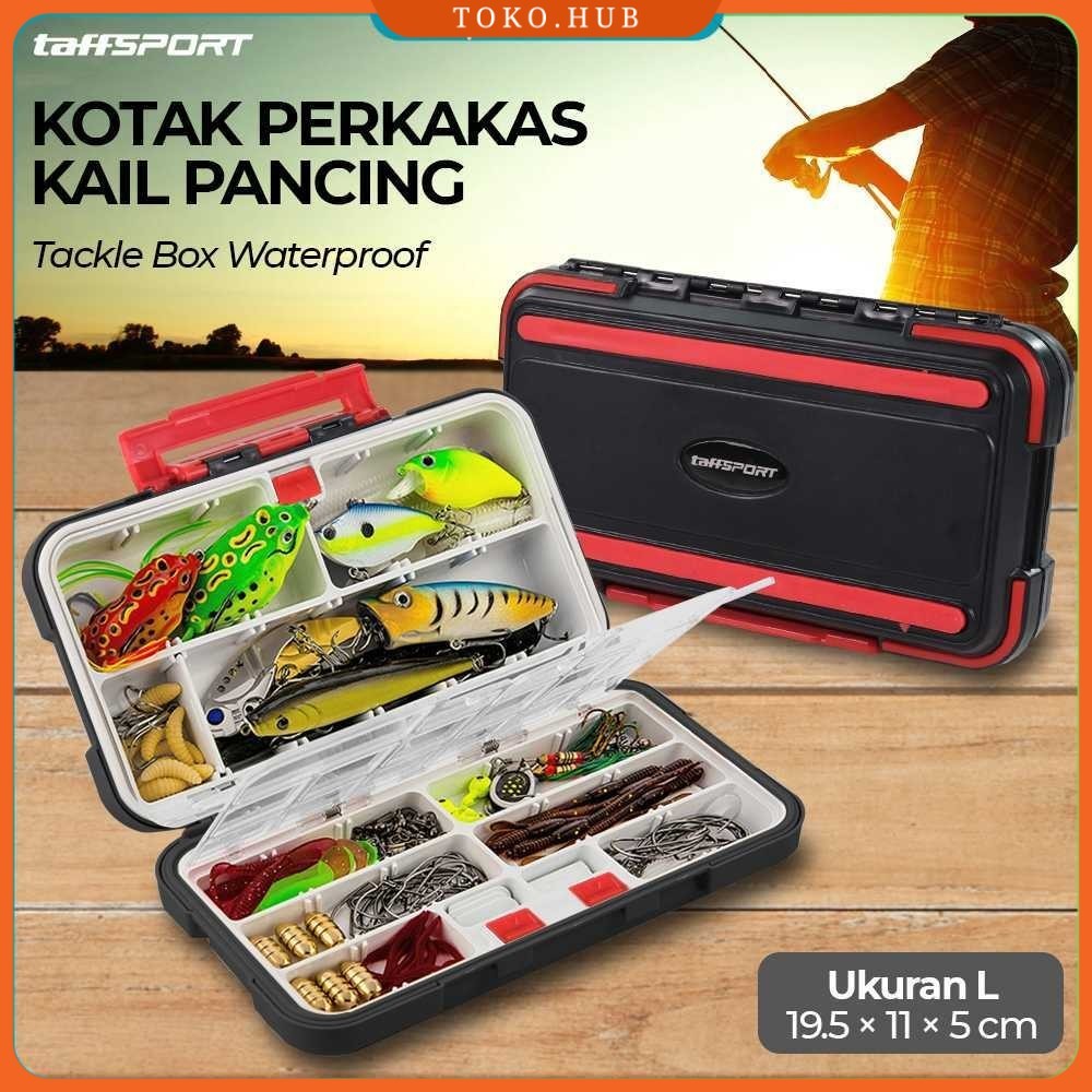 Jual TaffSPORT Kotak Perkakas Kail Pancing Tackle Box Waterproof - DY029 | Shopee Indonesia
