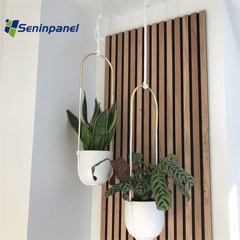 Jual Akupanel Wood Slat Acoustic Panel Polyester Fiber Sound Proof wall ...