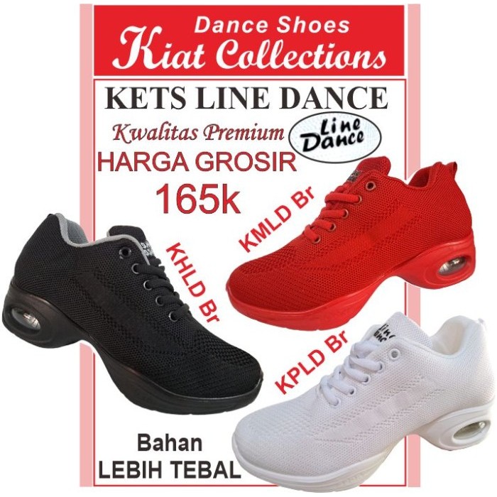 Jual SEPATU WANITA LINE DANCE MODEL BARU DANCE, SENAM, LARI, JALAN (LD ...