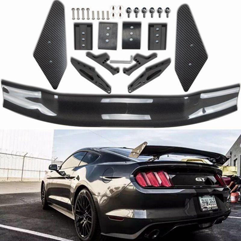 Jual APR style High quality carbon fiber rear wing torso lip spoiler ...