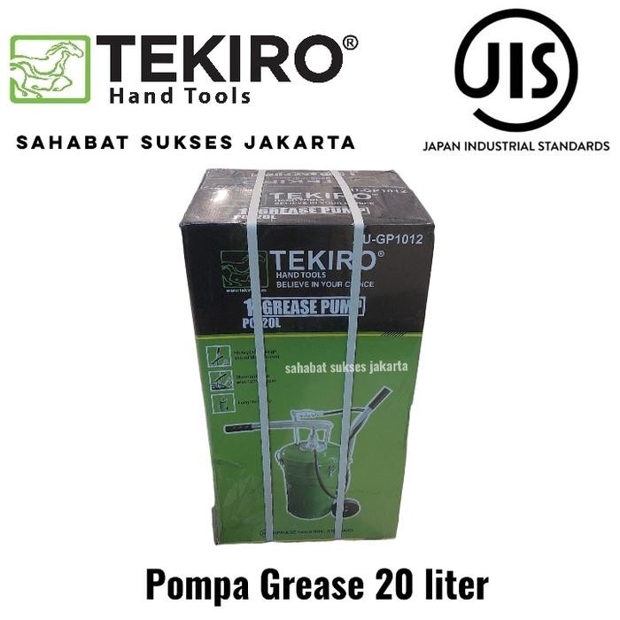 Jual TEKIRO grease pump drum 20 liter / pompa gemuk / stempet 20L ...