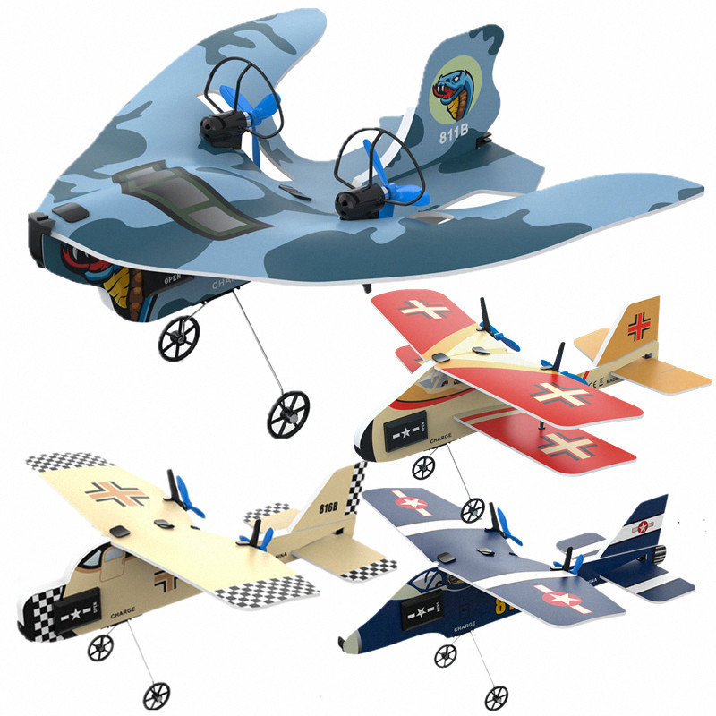 Jual 2025 mini delta wing remote control glider charging foam single ...
