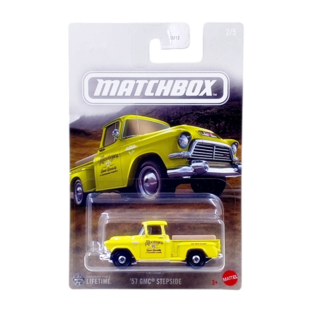 Jual Matchbox 57 GMC Stepside Kuning Mooneyes | Shopee Indonesia