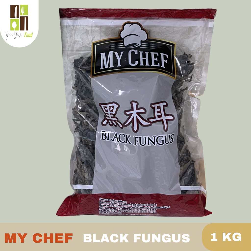 Jual My Chef Black Fungus / Jamur Kuping Kering / Mushroom / Jamur ...