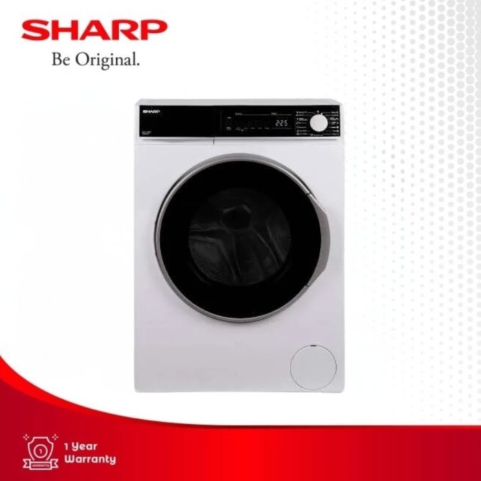 Jual Sharp Mesin Cuci Front Loading Inverter 8 KG ESFL1280XT | Shopee ...