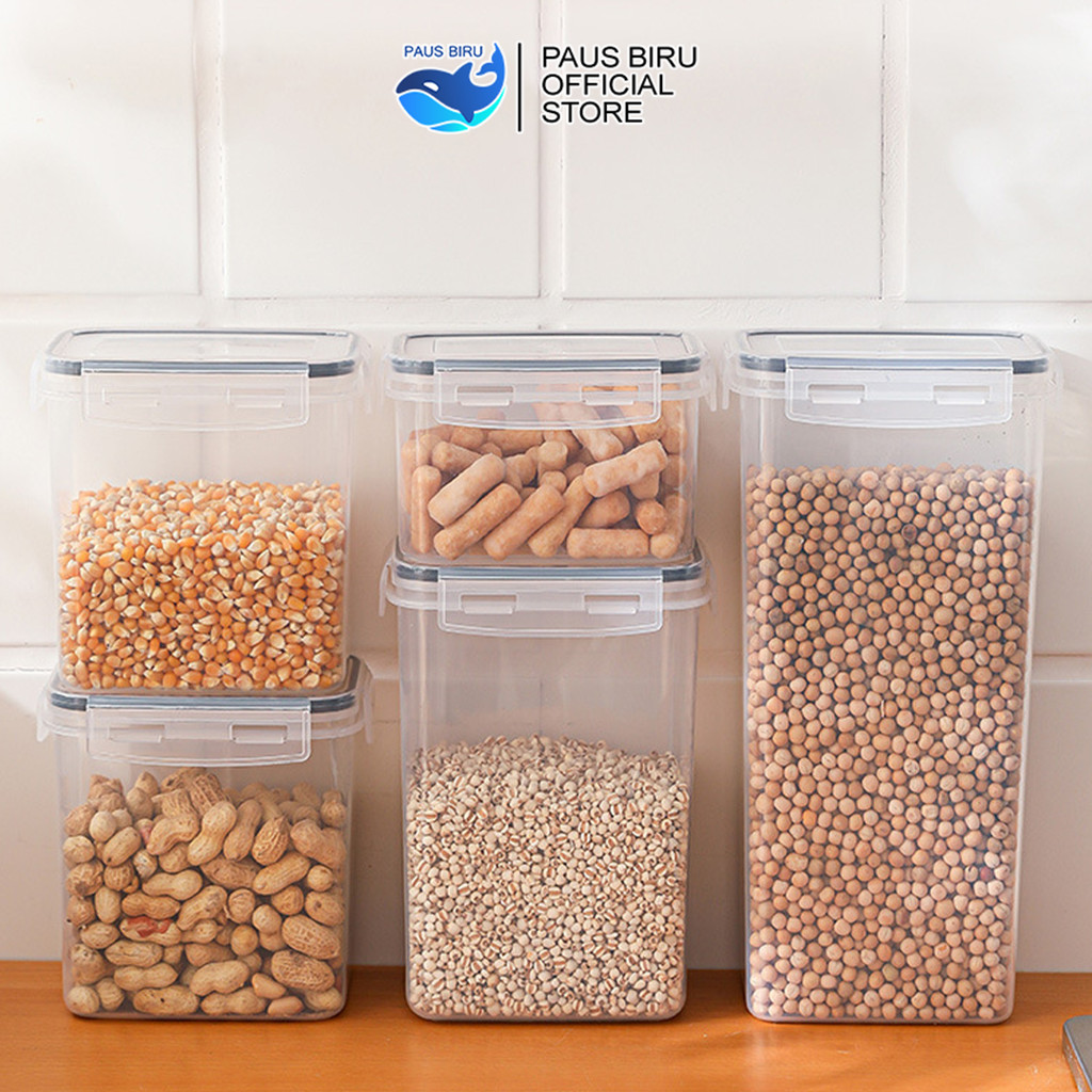 Jual Paus Biru - Toples Kotak Snack Kedap Udara Kontainer Penyimpanan ...