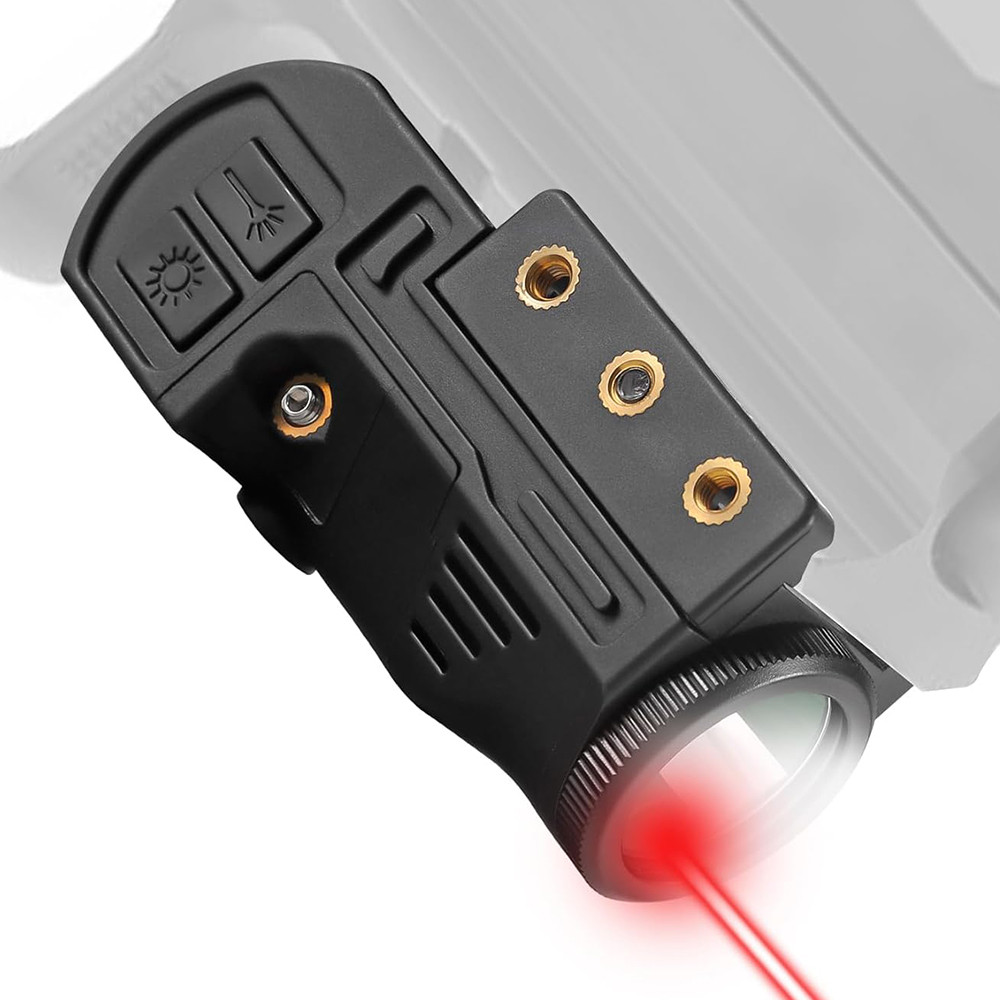 Jual 500 Lumens Pistol Rifle Flashlight With Internal Laser Laser Sight ...