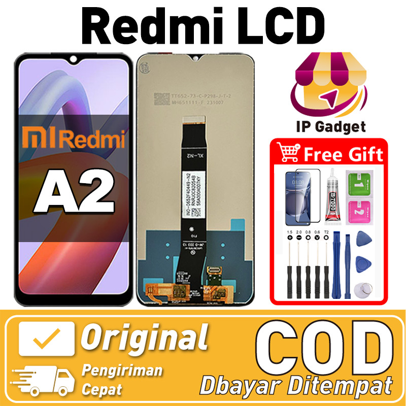 Jual Original Lcd REDMI A2 Fullset asli Layar hp touchscreen Sentuh ...