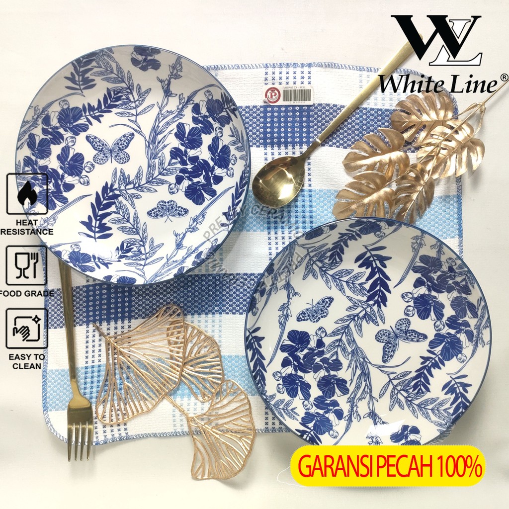 Jual Piring Aesthetic WHITELINE Fruit Shape 8in GENJI Piring Sayur ...