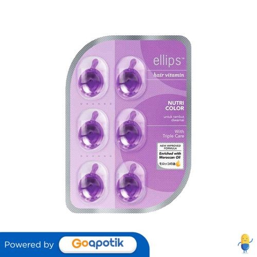 Jual Ellips Hair Vitamin Nutri Color Blister 6 Kapsul | Shopee Indonesia