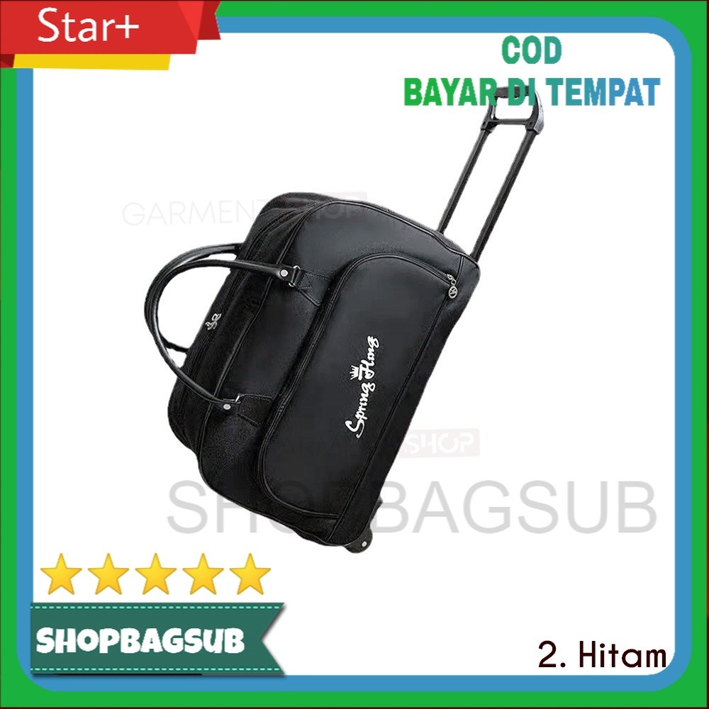 Jual Tas Travel Trolley Bag Dengan Roda Bisa Ditarik Seperti Troli ...
