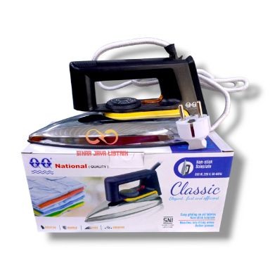 Jual Setrika Listrik Otomatis QQ National Kabel Tiga Anti Lengket ...