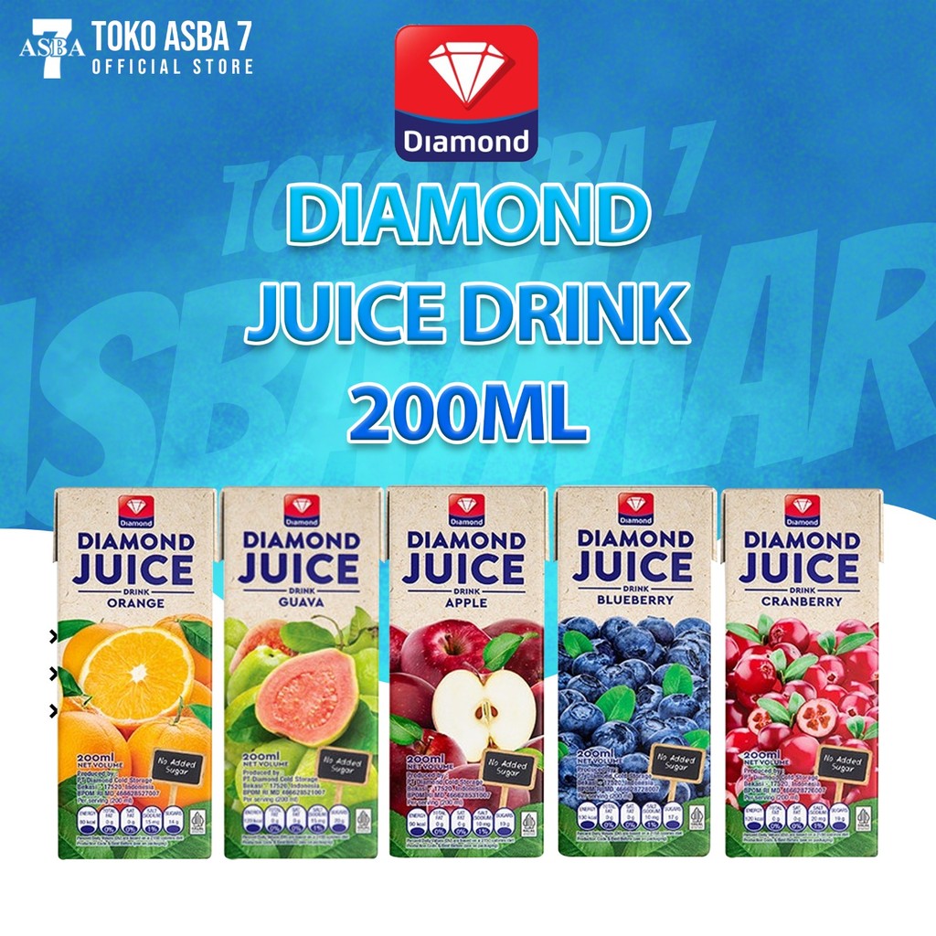 Jual DIAMOND JUICE DRINK APPLE 200ML | Shopee Indonesia