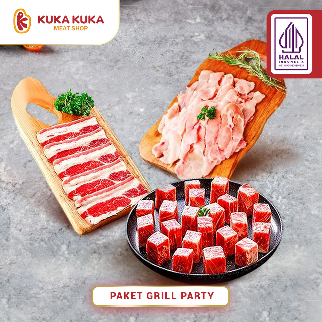Jual Paket Grill Korean Party BBQ / Grill At Home / Beef BBQ Siap Masak ...