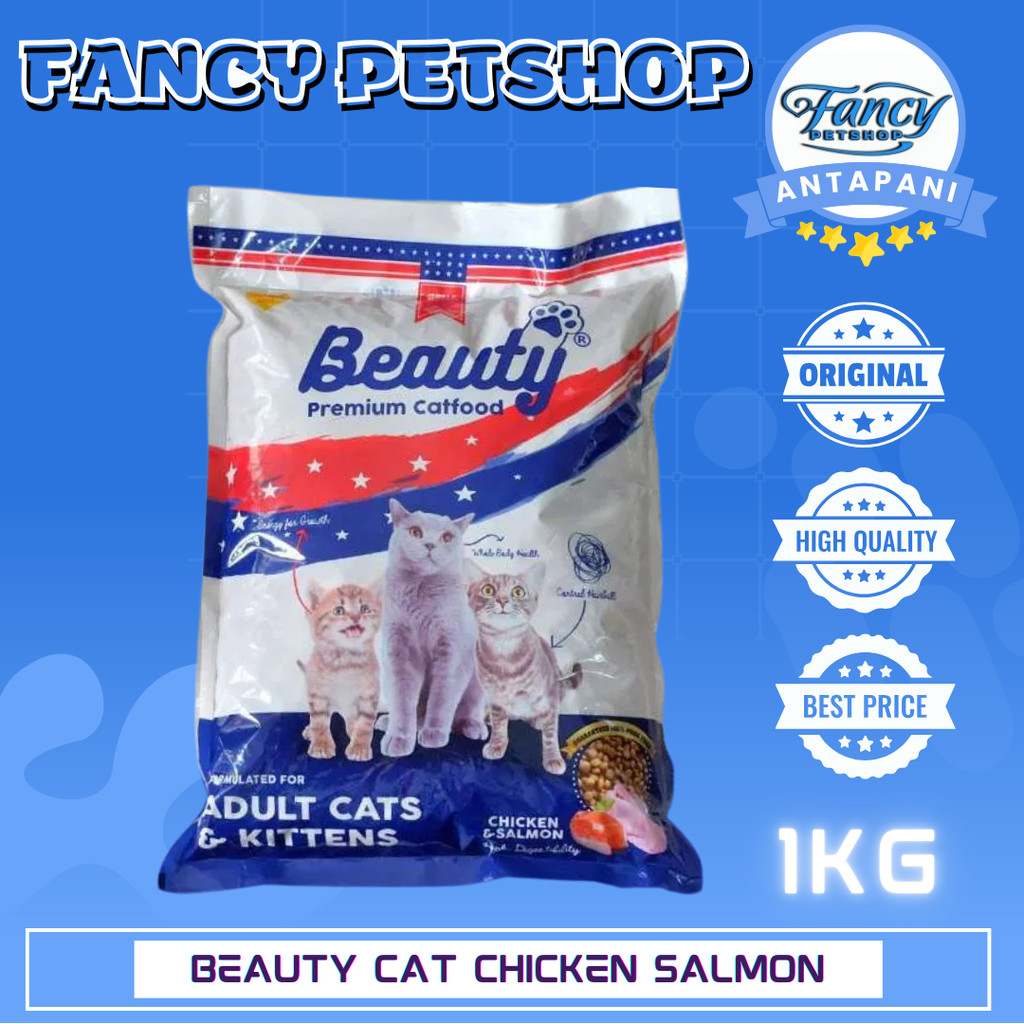 Jual Beauty Cat food Repack 1kg | Shopee Indonesia