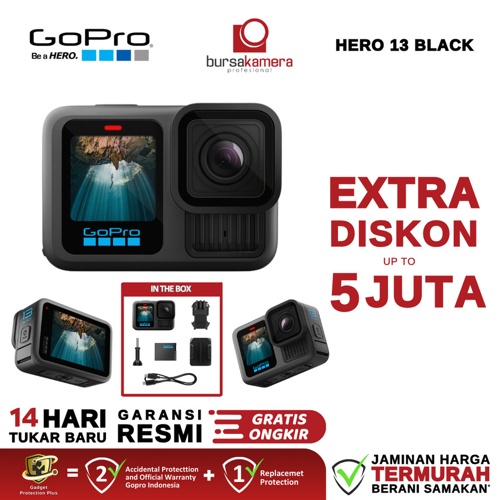 Jual GoPro HERO 13 Black Action Camera / Go Pro Hero13 Black Creator Edition Action Cam GARANSI ...